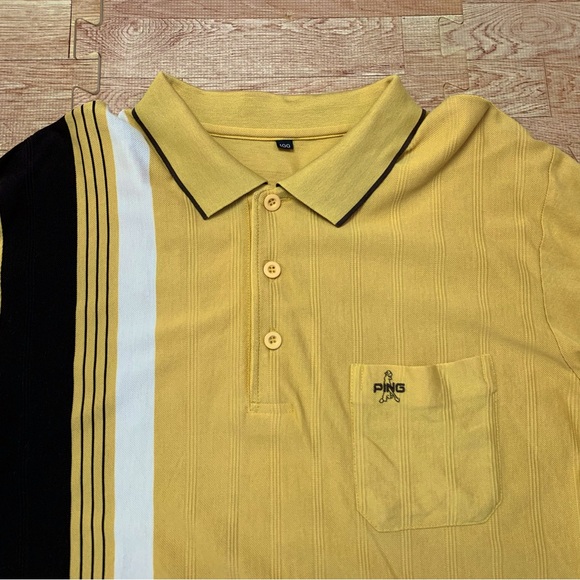 Ping | Shirts | Vintage Ping Golf Polo Shirt Mens Ml Long Sleeve Mcm ...
